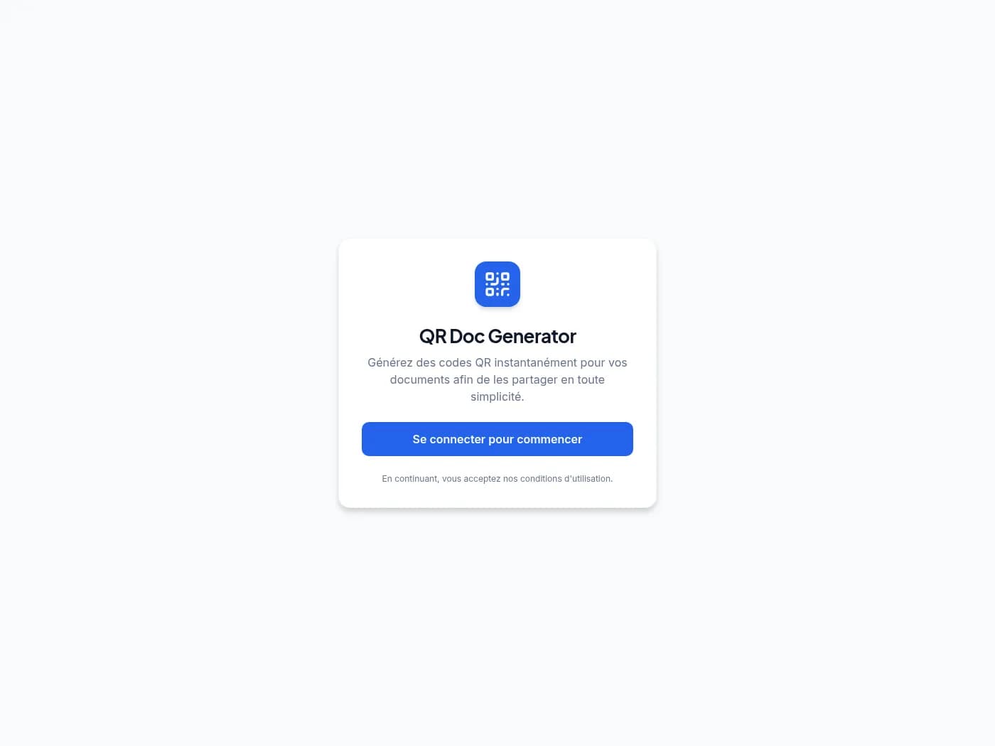QR Doc Generator