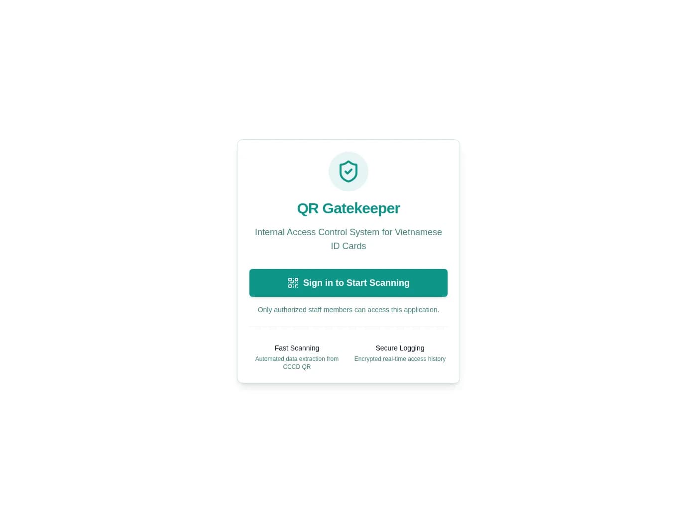 QR Gatekeeper