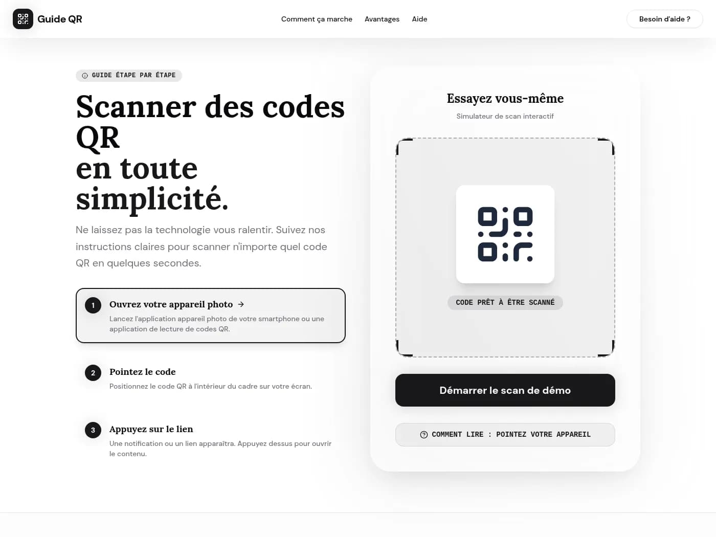 Intuitive QR Scanner