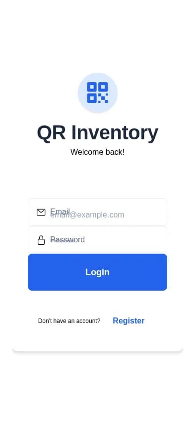 QR Inventory Manager