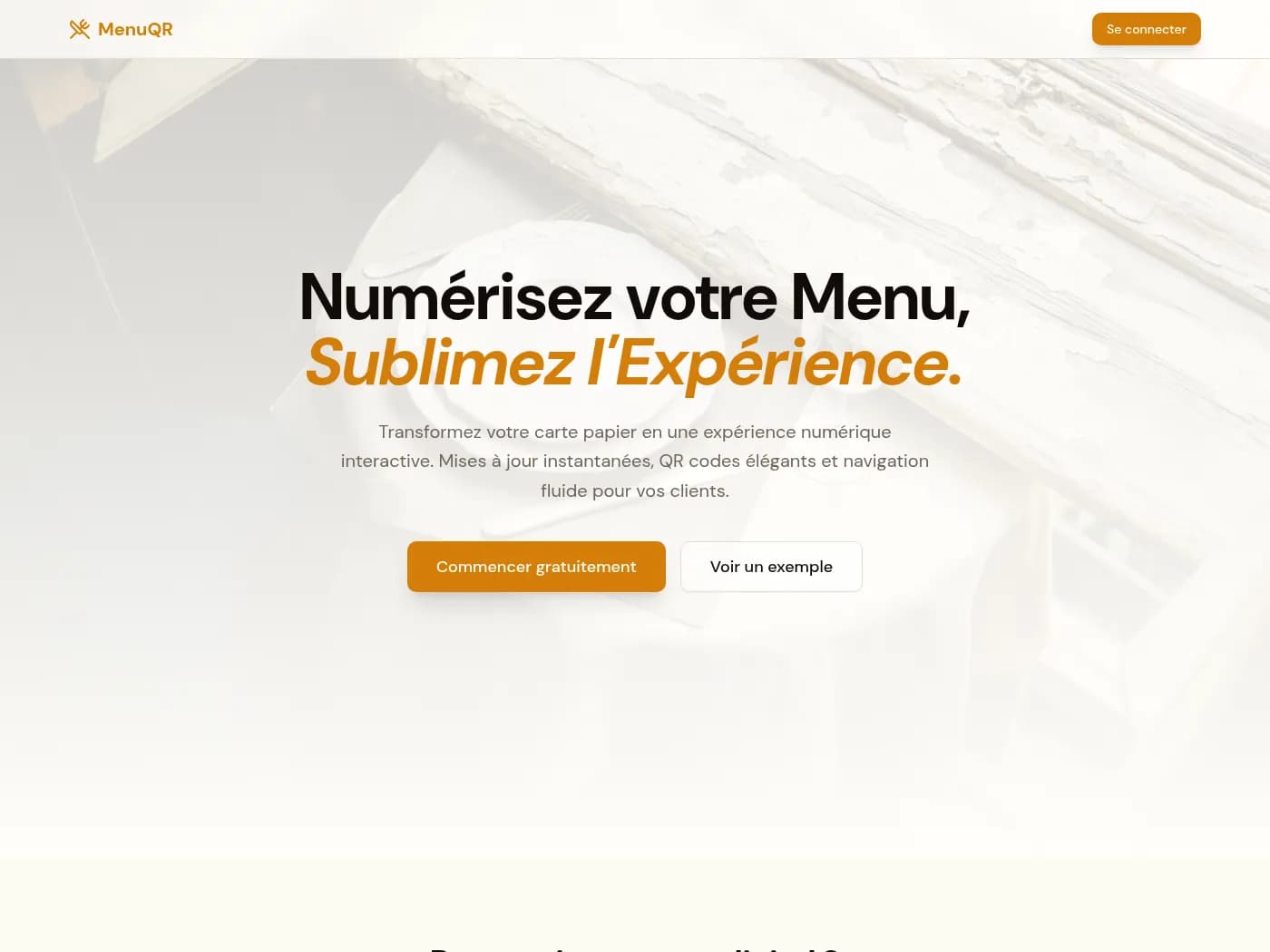 MenuQR Digitale
