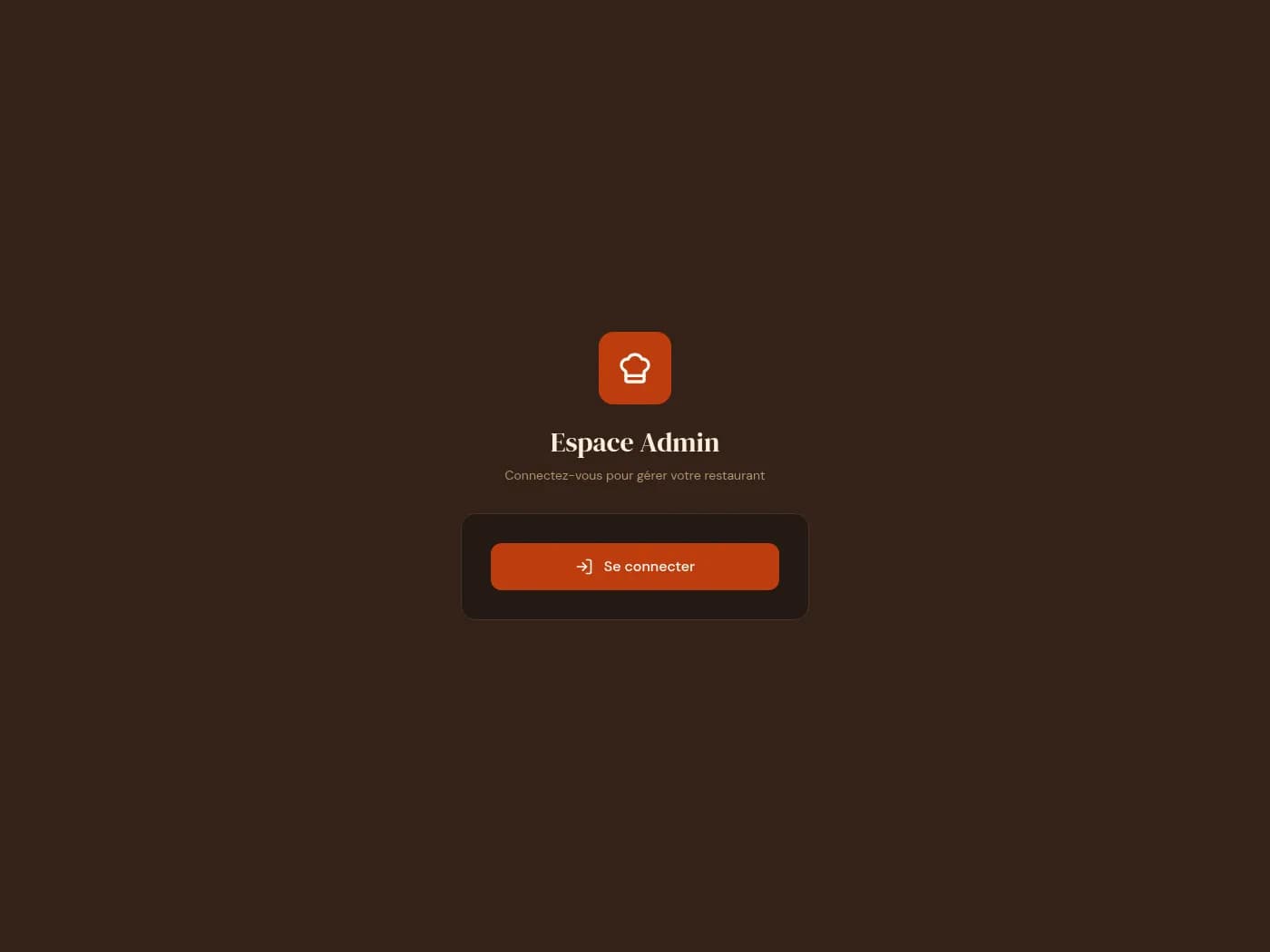 QR Menu Commander