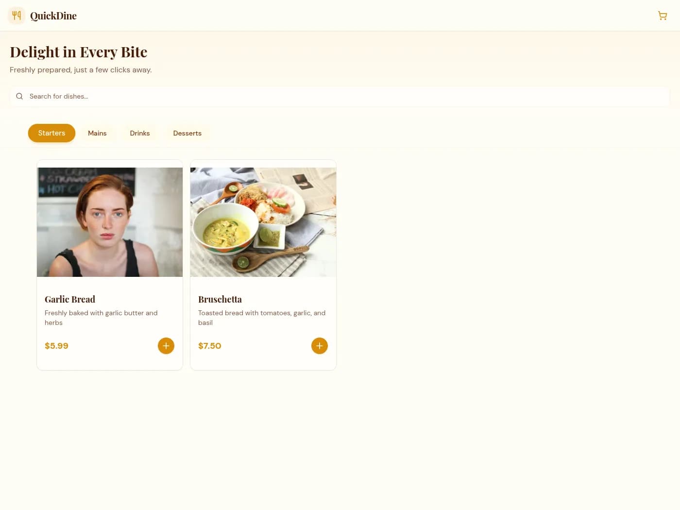 QuickDine QR Menu