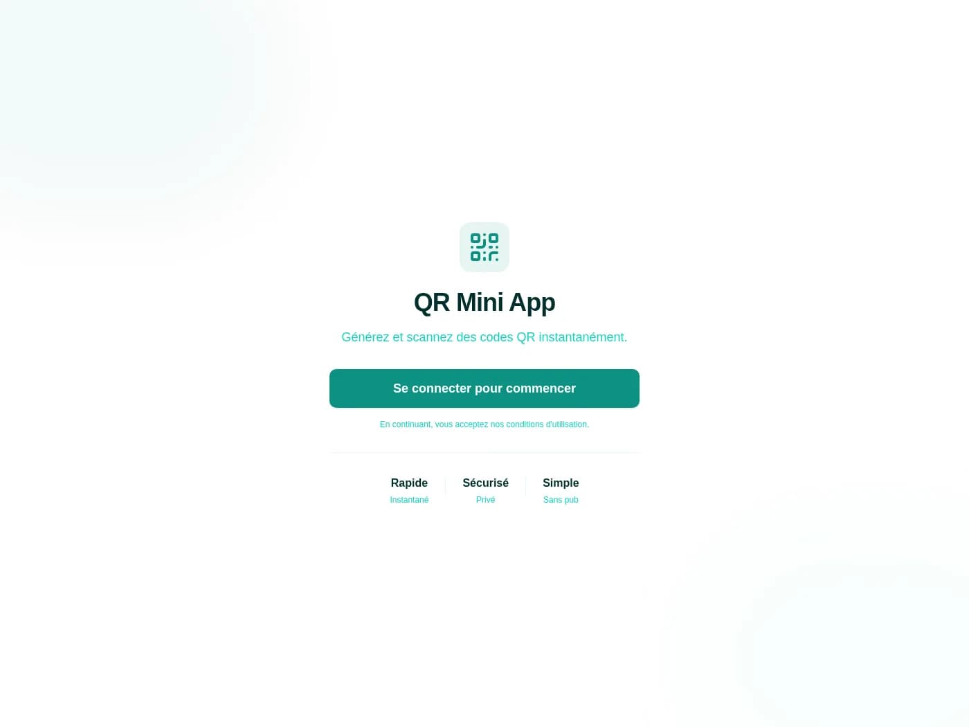 QR Mini App