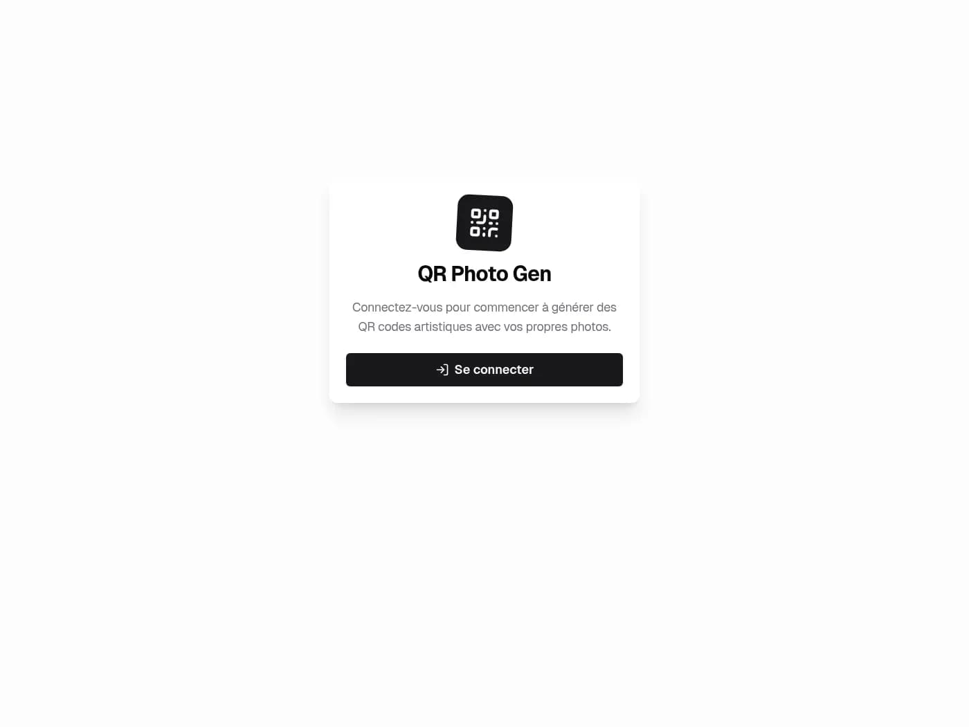 QR Photo Generator