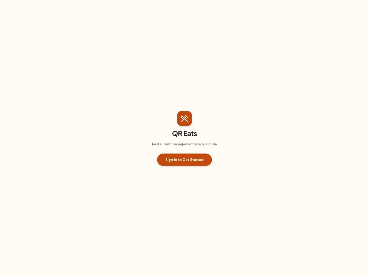 QR Eats System