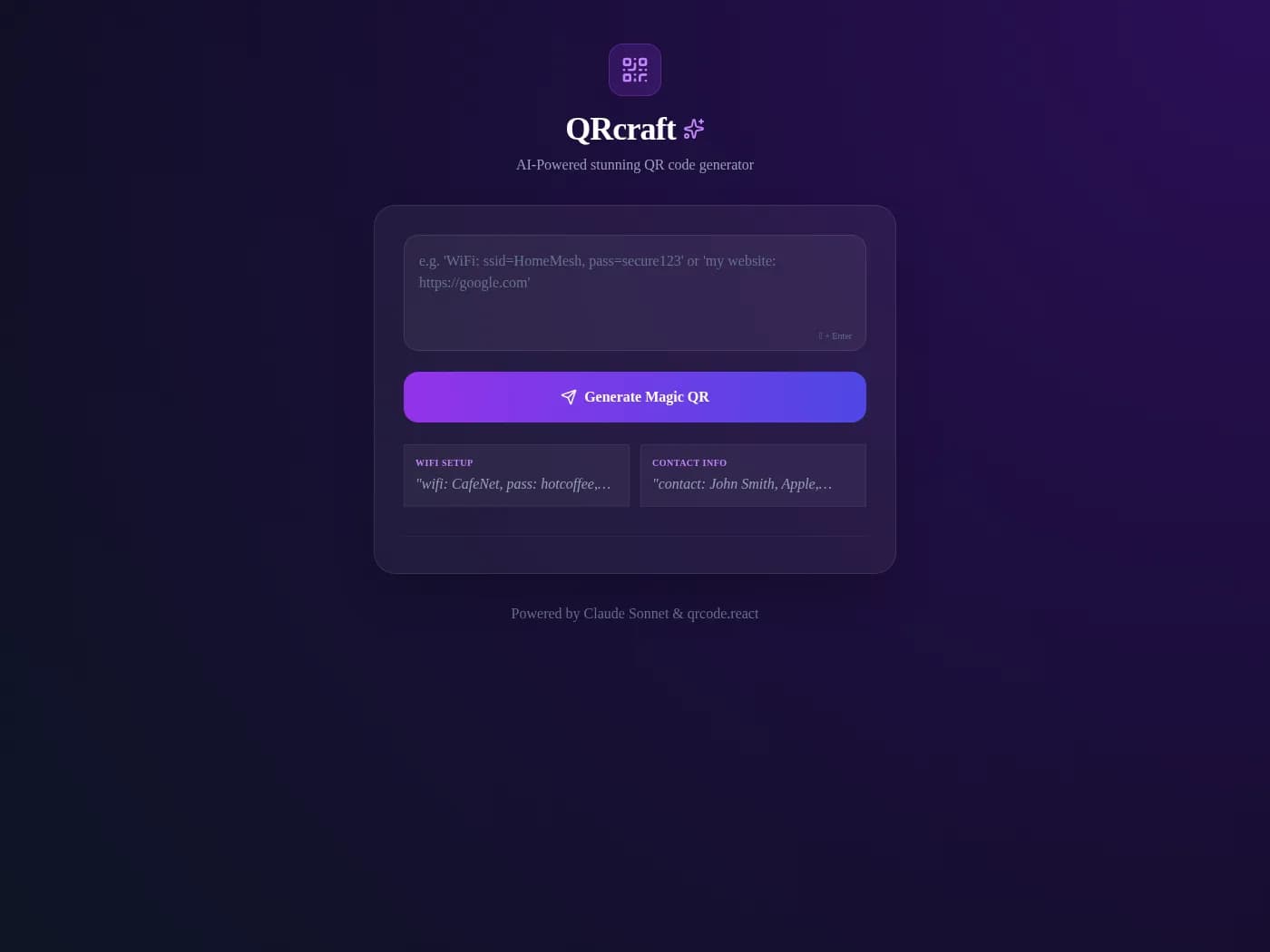 QRcraft Generator