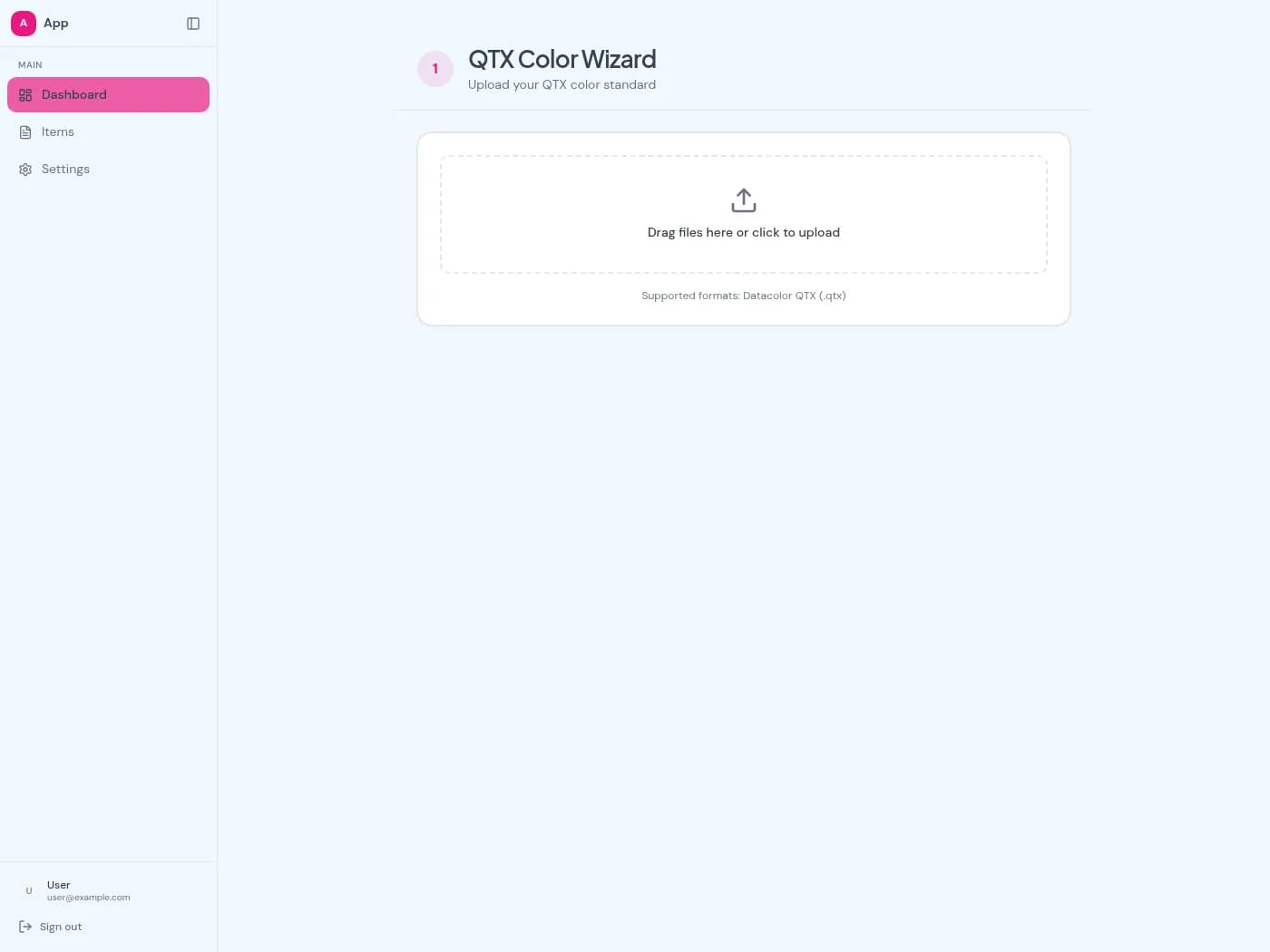 QTX Color Wizard