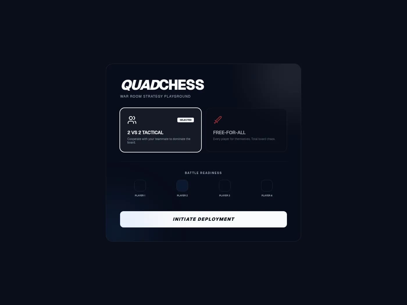 QuadChess Playground