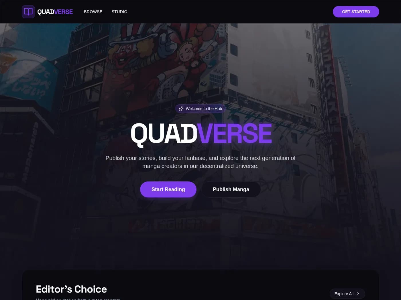 Quadverse Manga Hub