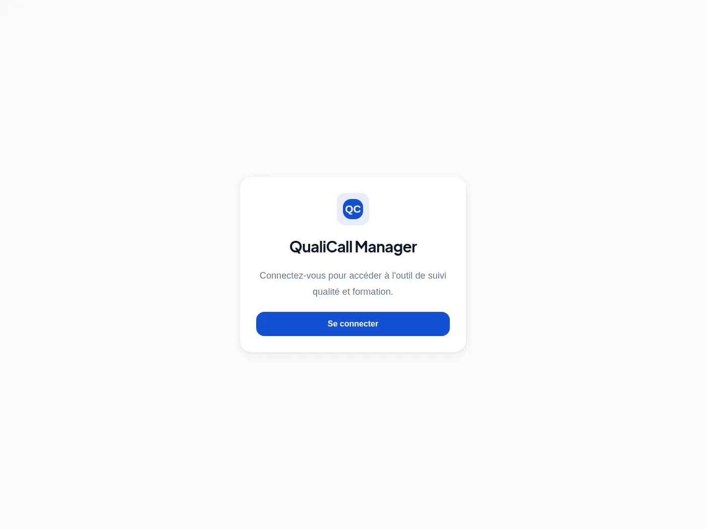 QualiCall Manager