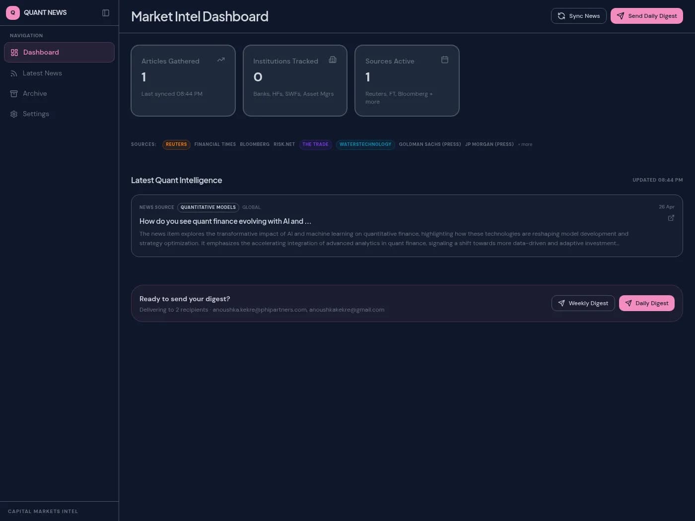 Quant News Digest