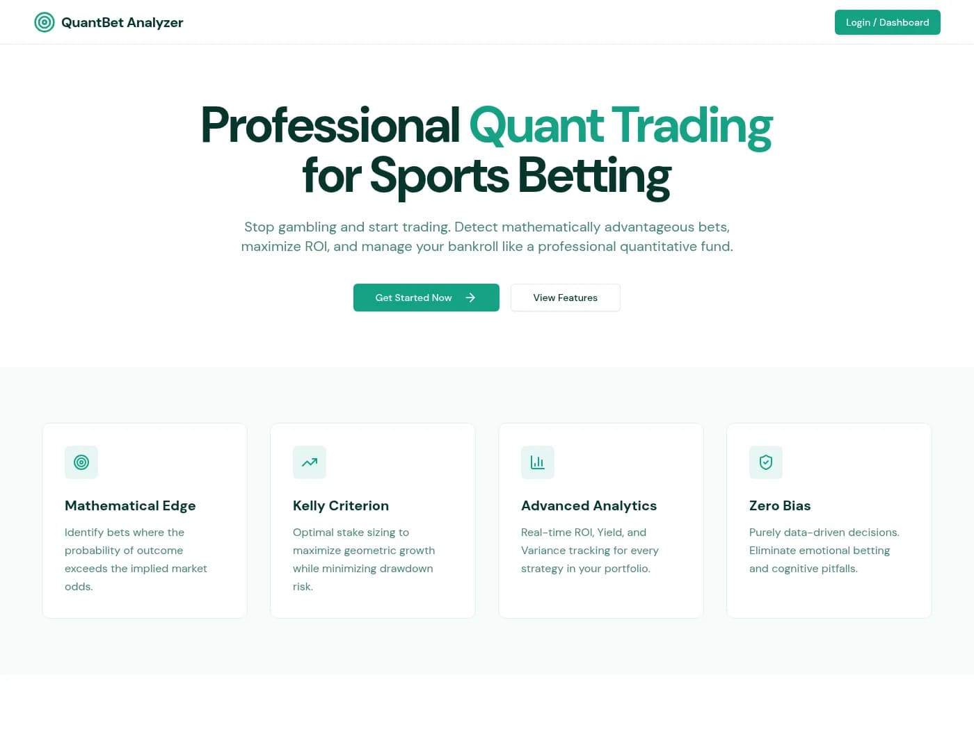 QuantBet Analyzer