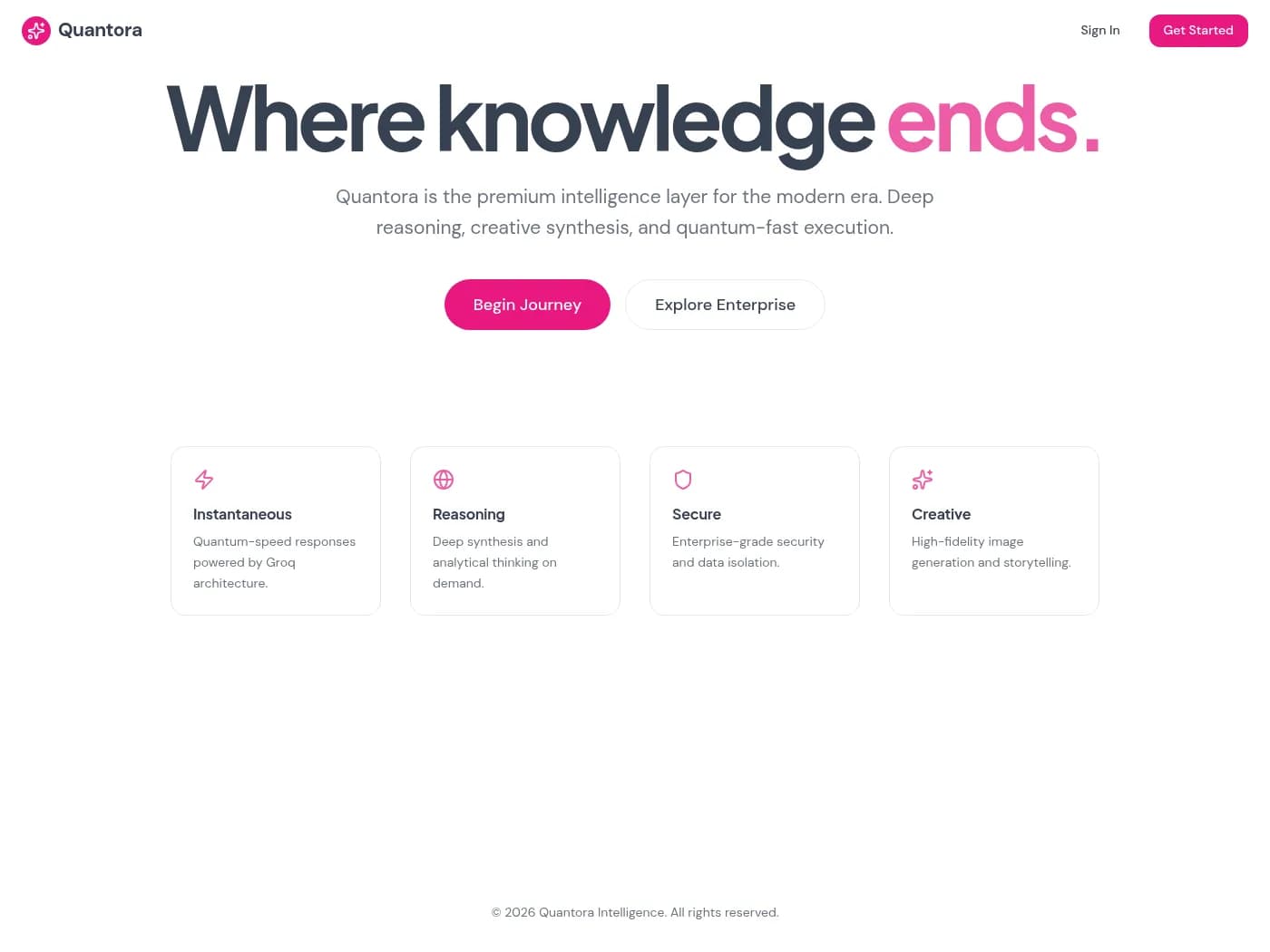 Quantora AI Platform