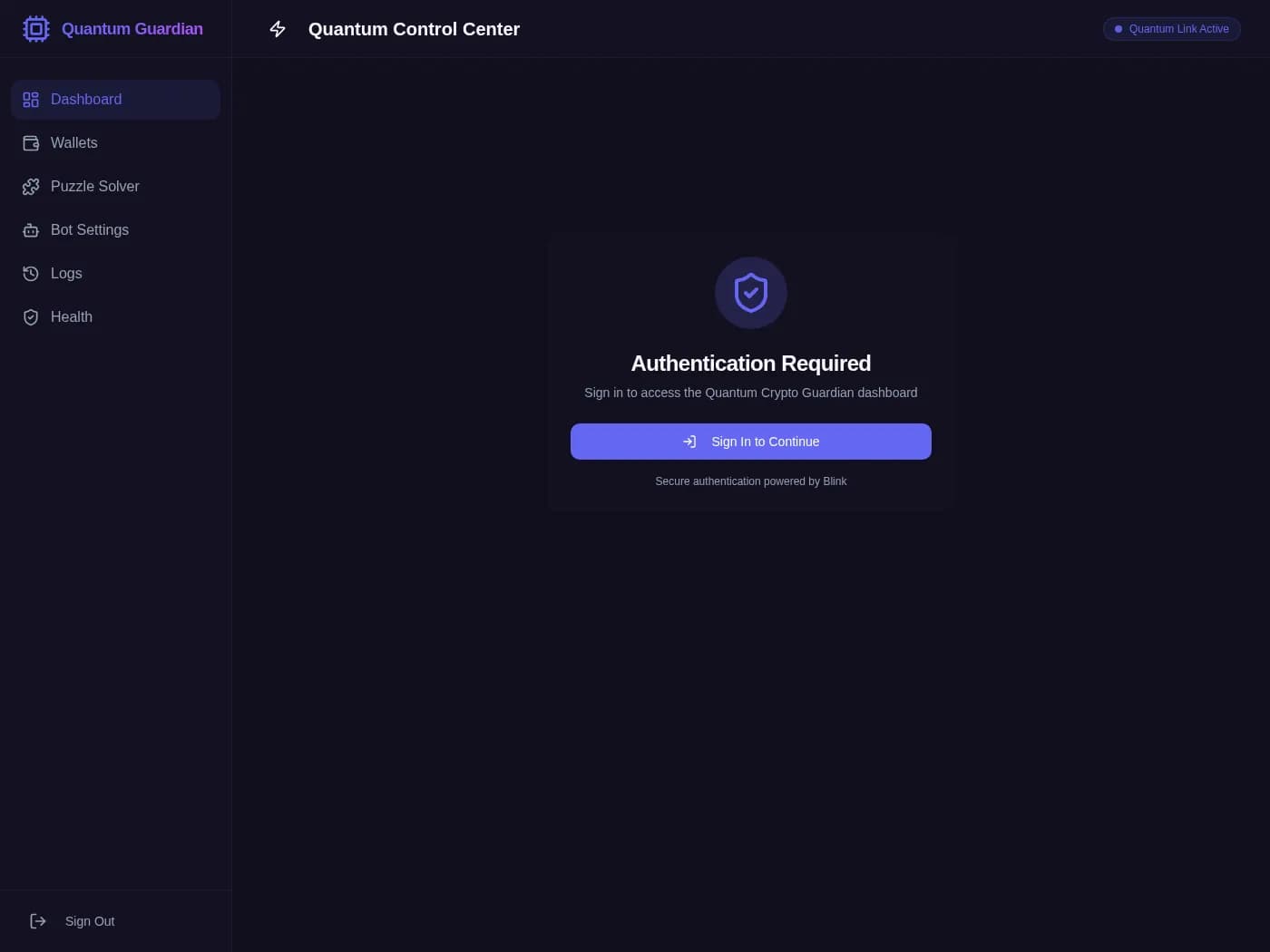 Quantum Crypto Guardian