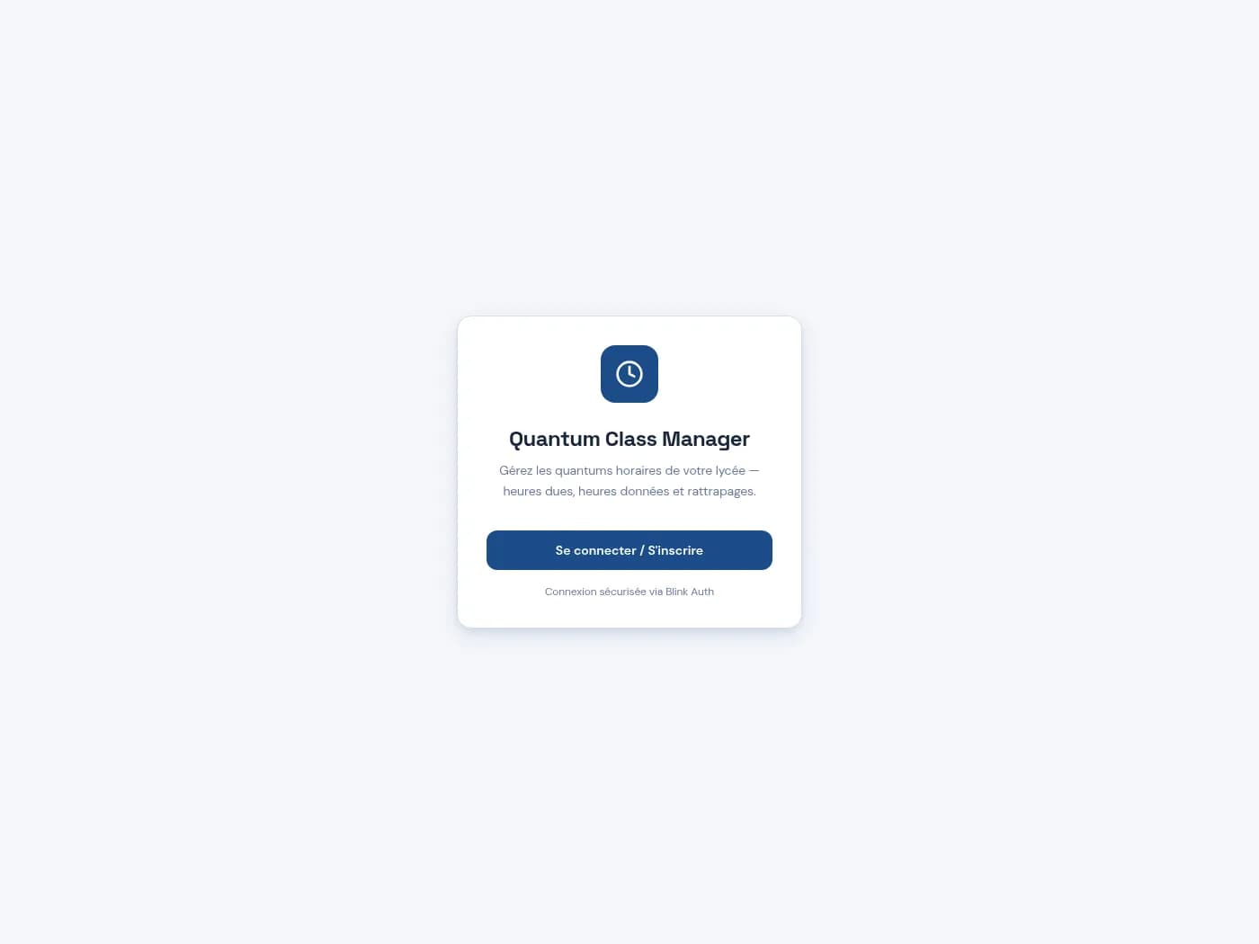 Quantum Class Manager