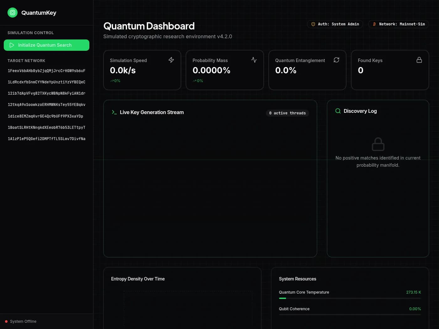 Quantum Key Finder