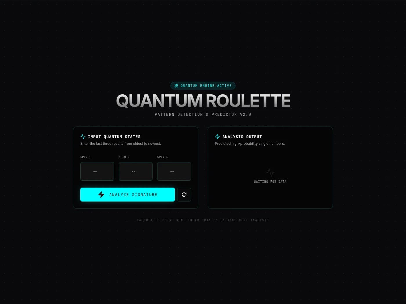 Quantum Roulette Predictor
