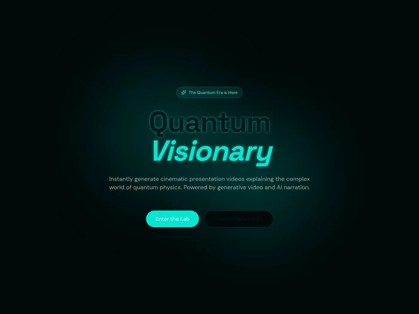 Quantum Video Generator