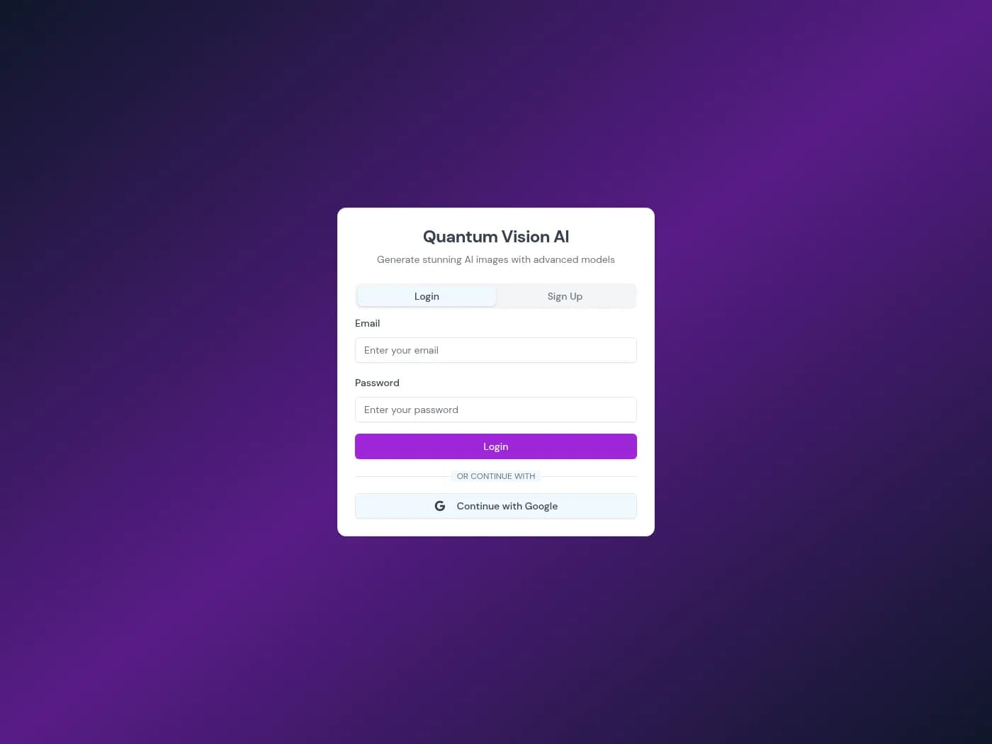 Quantum Vision AI