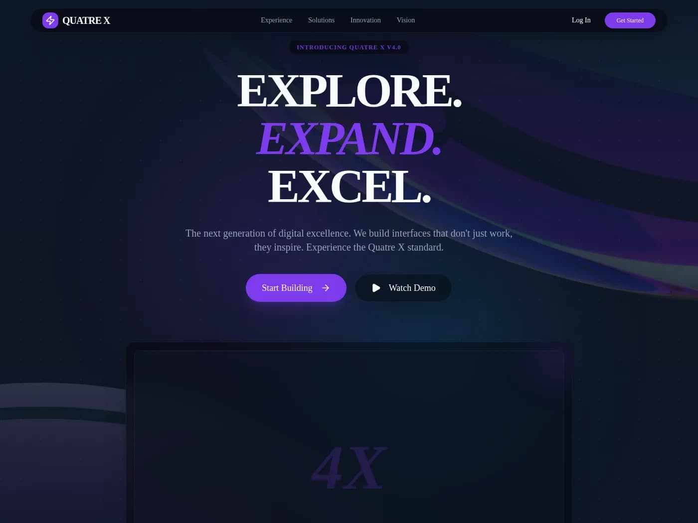 Site Quatre X Example
