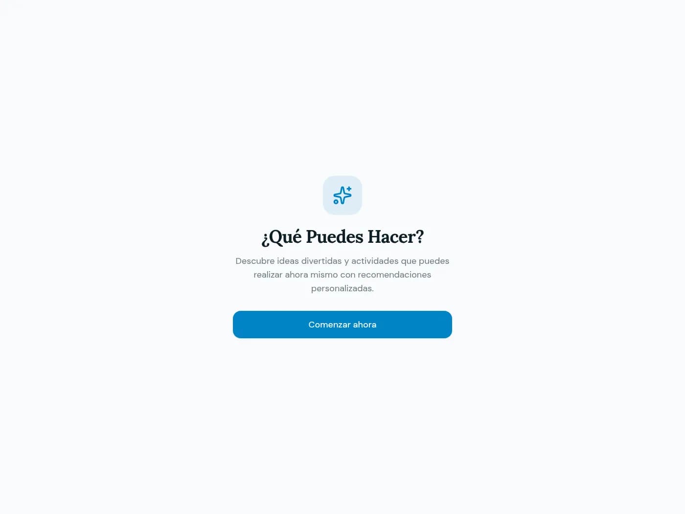 ¿Qué Puedes Hacer?