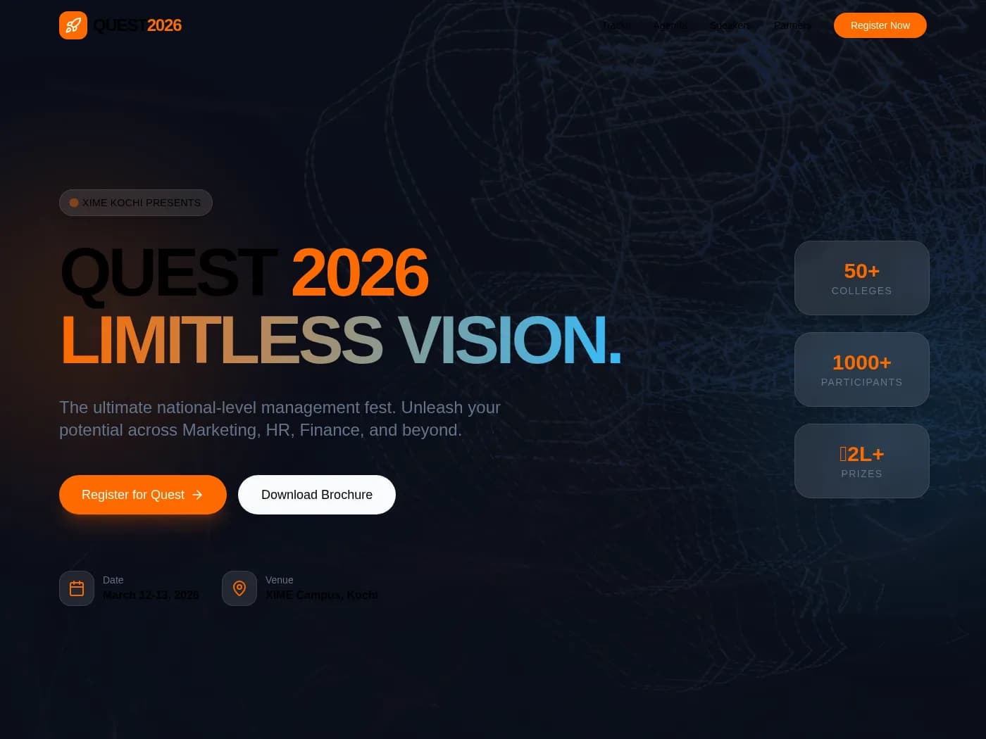Quest 2026 Fest Website