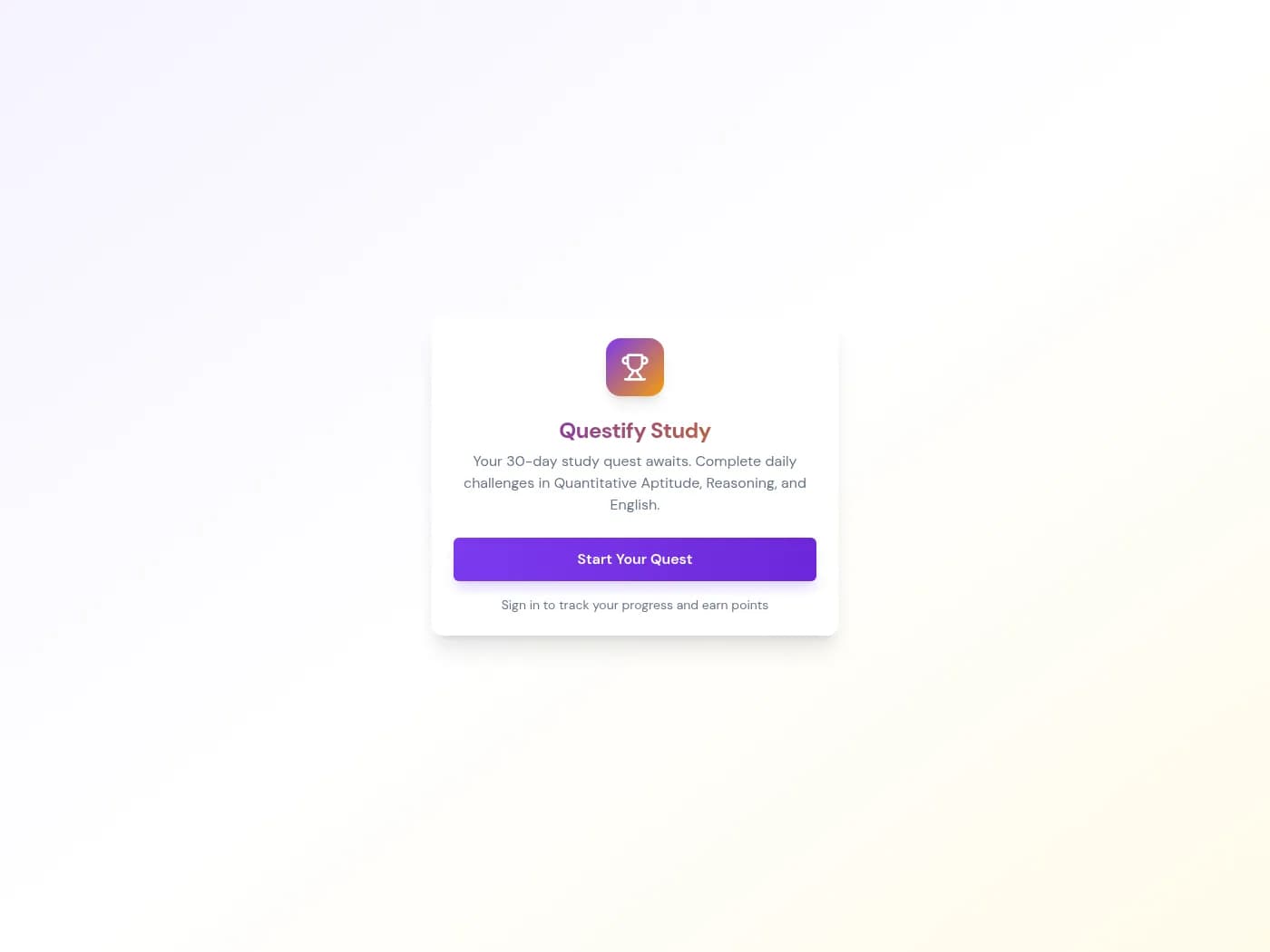Questify Study Challenge