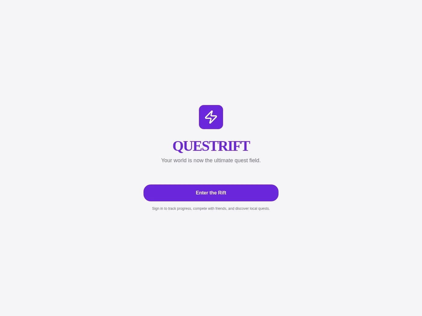 QuestRift Adventure Hub