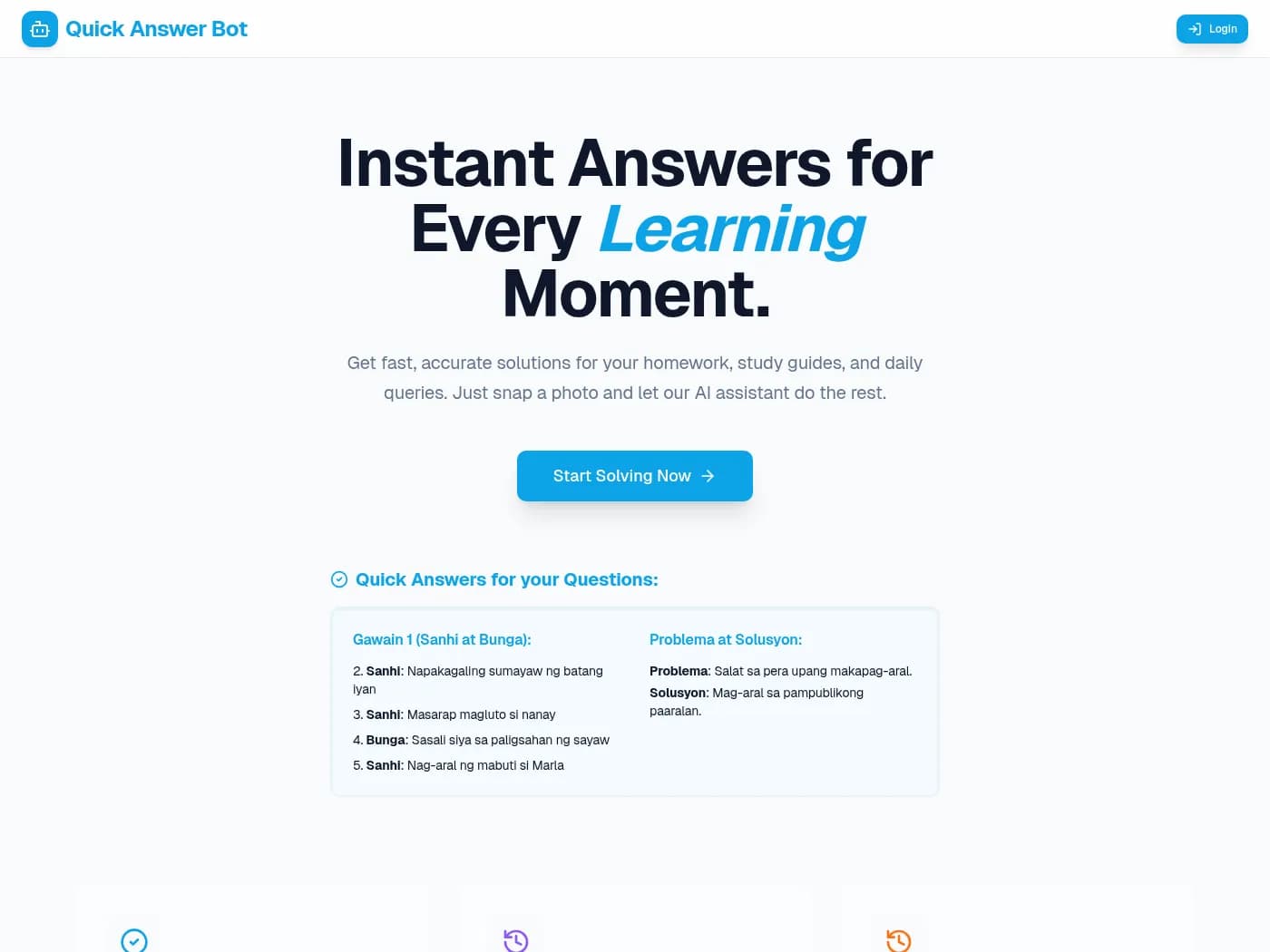 Quick Answer Bot