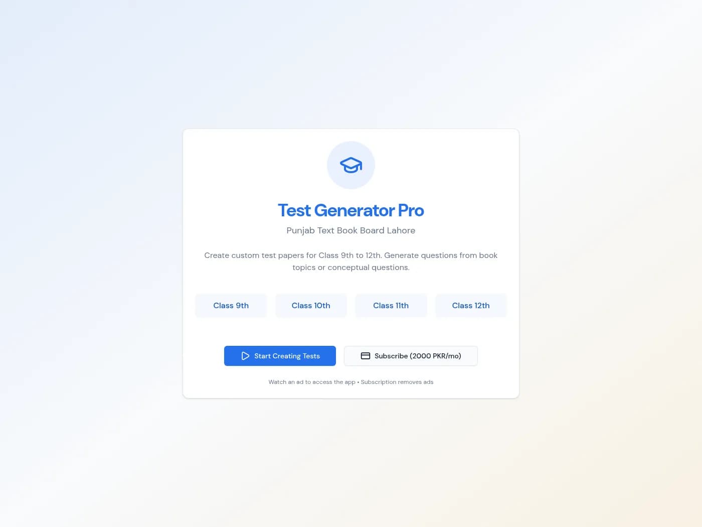 Quick App Starter