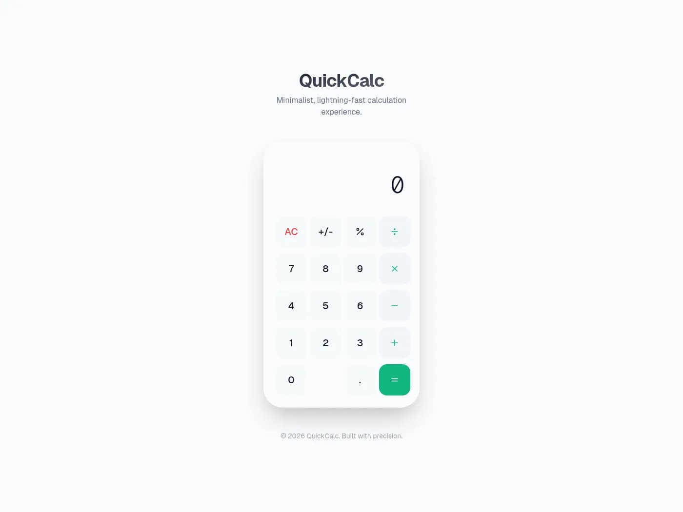 QuickCalc