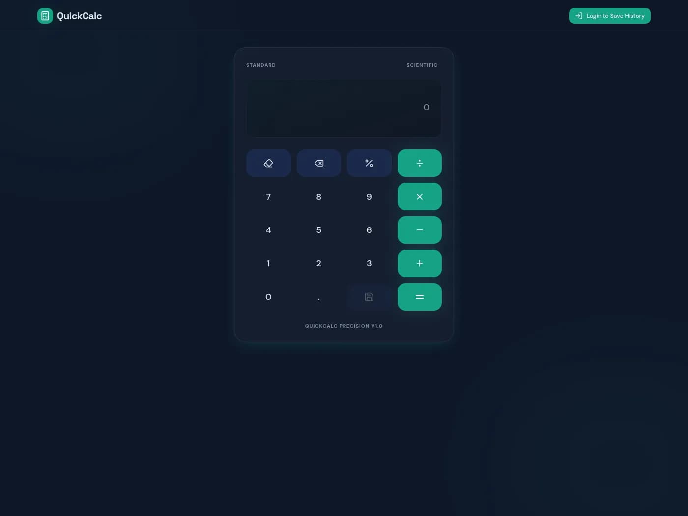 QuickCalc App