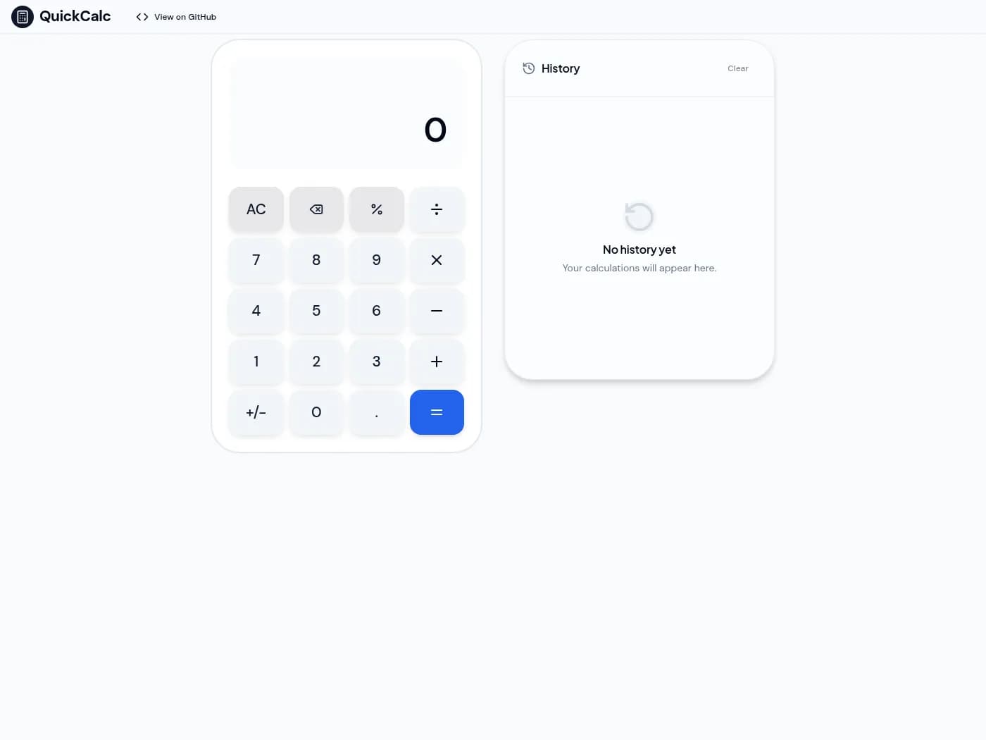 QuickCalc