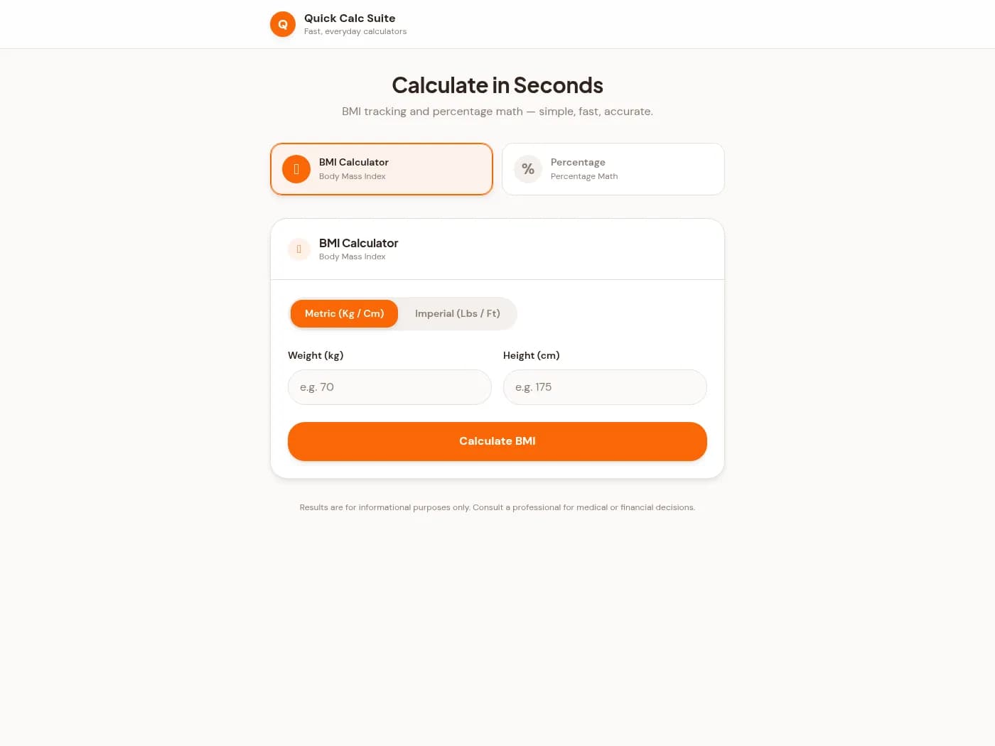 Quick Calc Suite