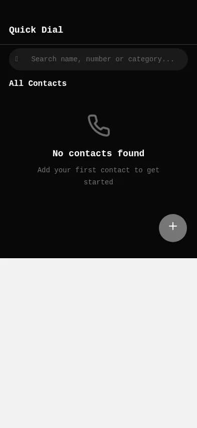 Quick Dial Helper