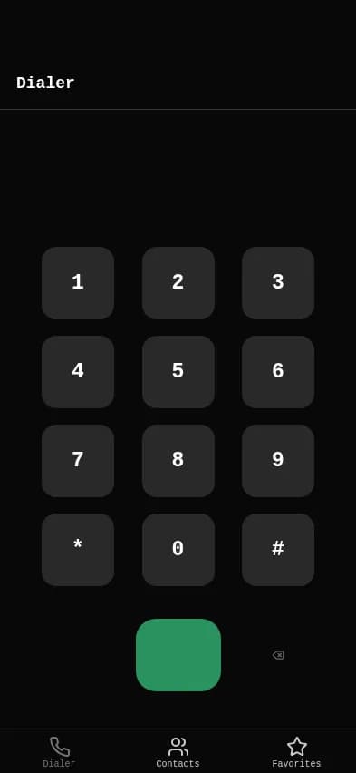 Quick Dialer App
