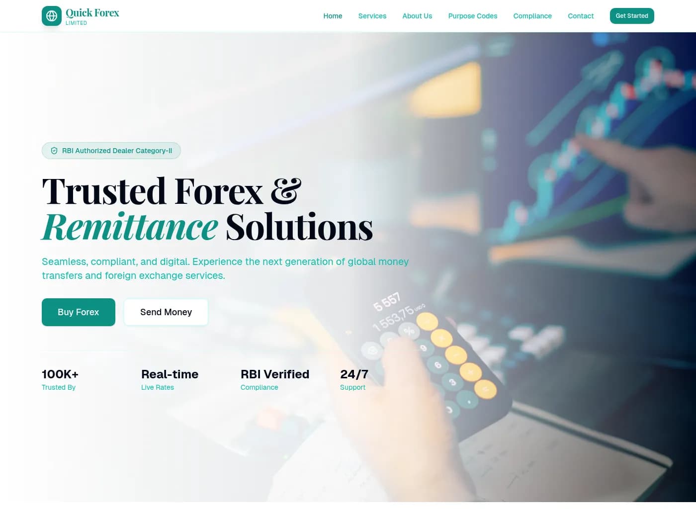Quick Forex Corporate Site