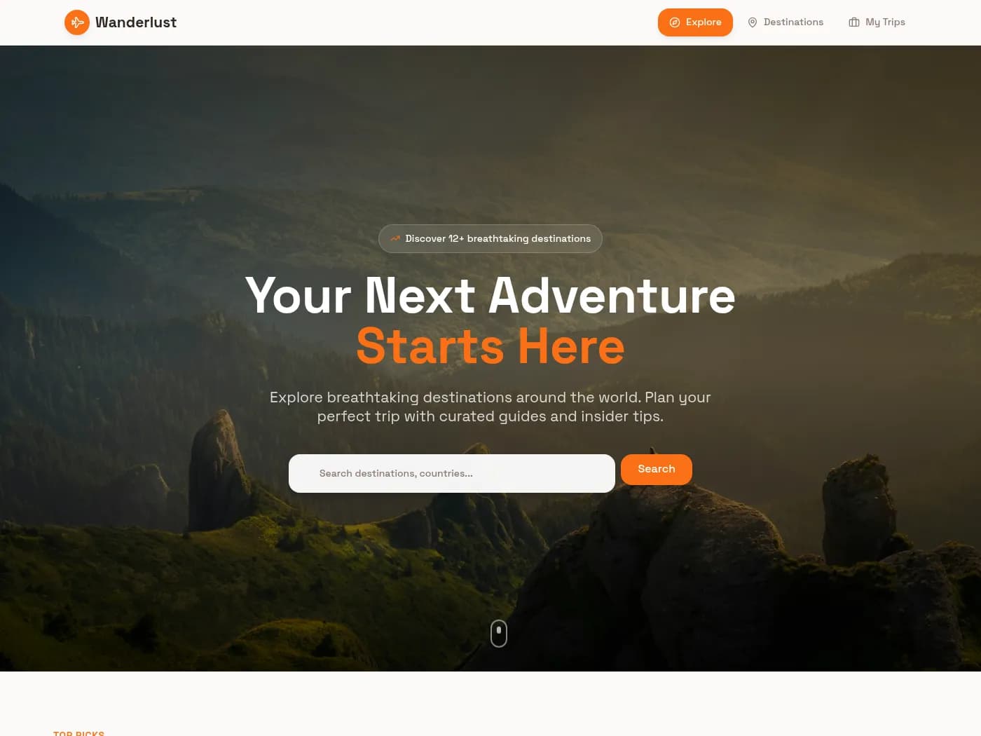 Quick Greet Page