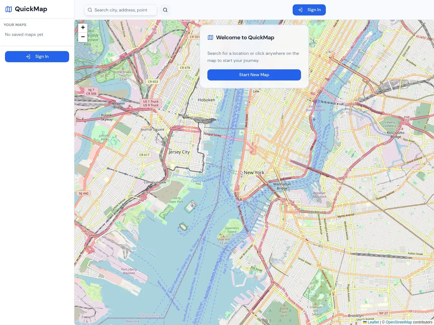 QuickMap Generator