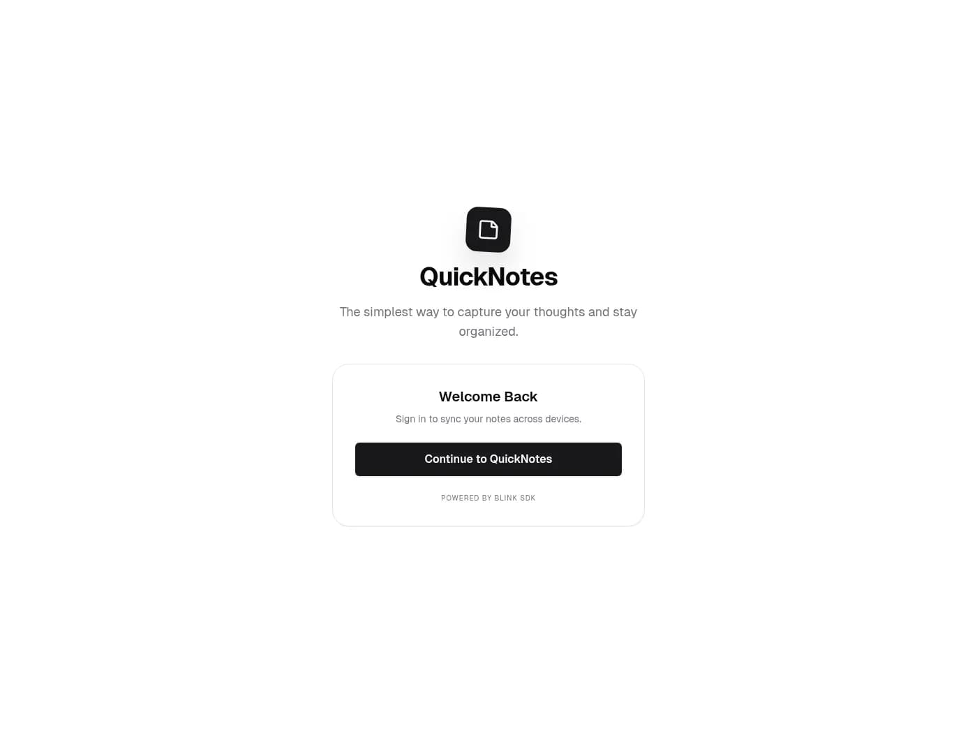 QuickNotes