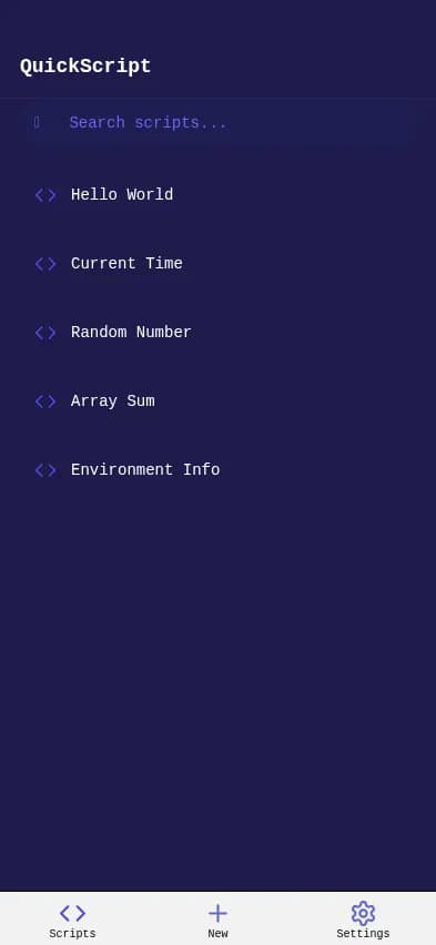 QuickScript