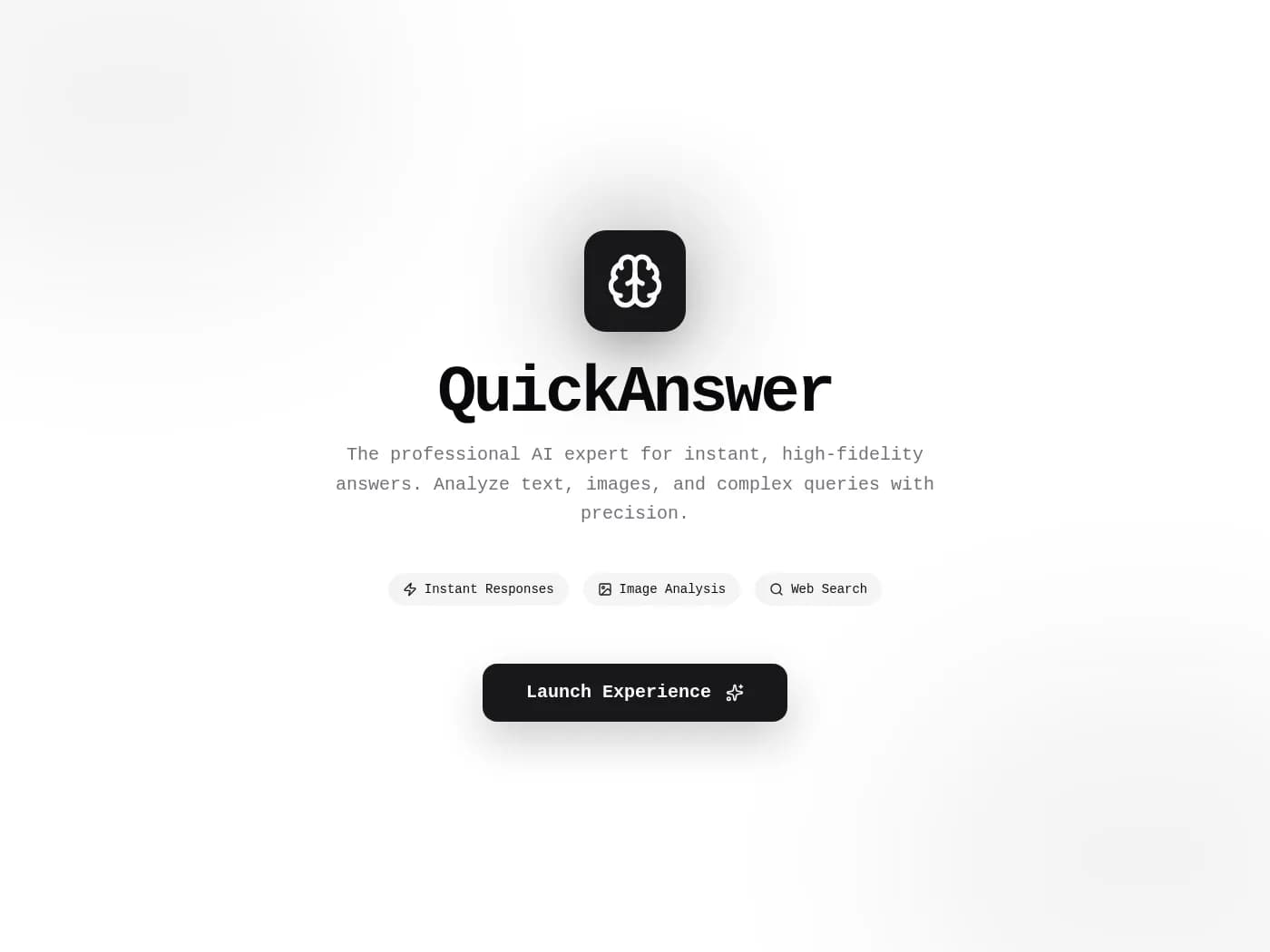 QuickAnswer App