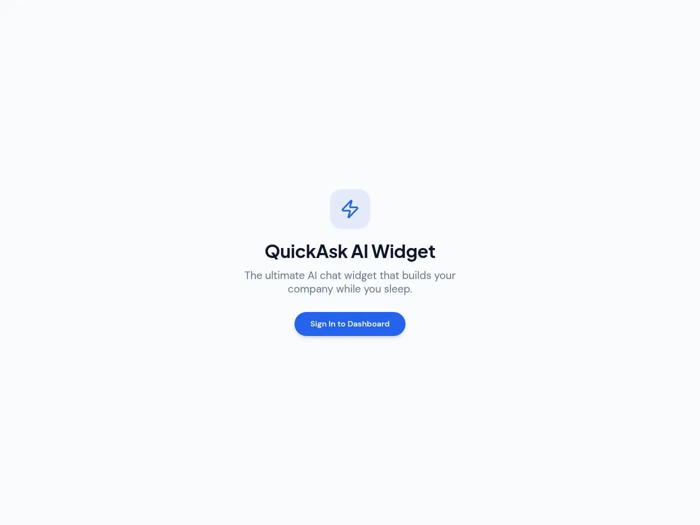 QuickAsk AI Widget