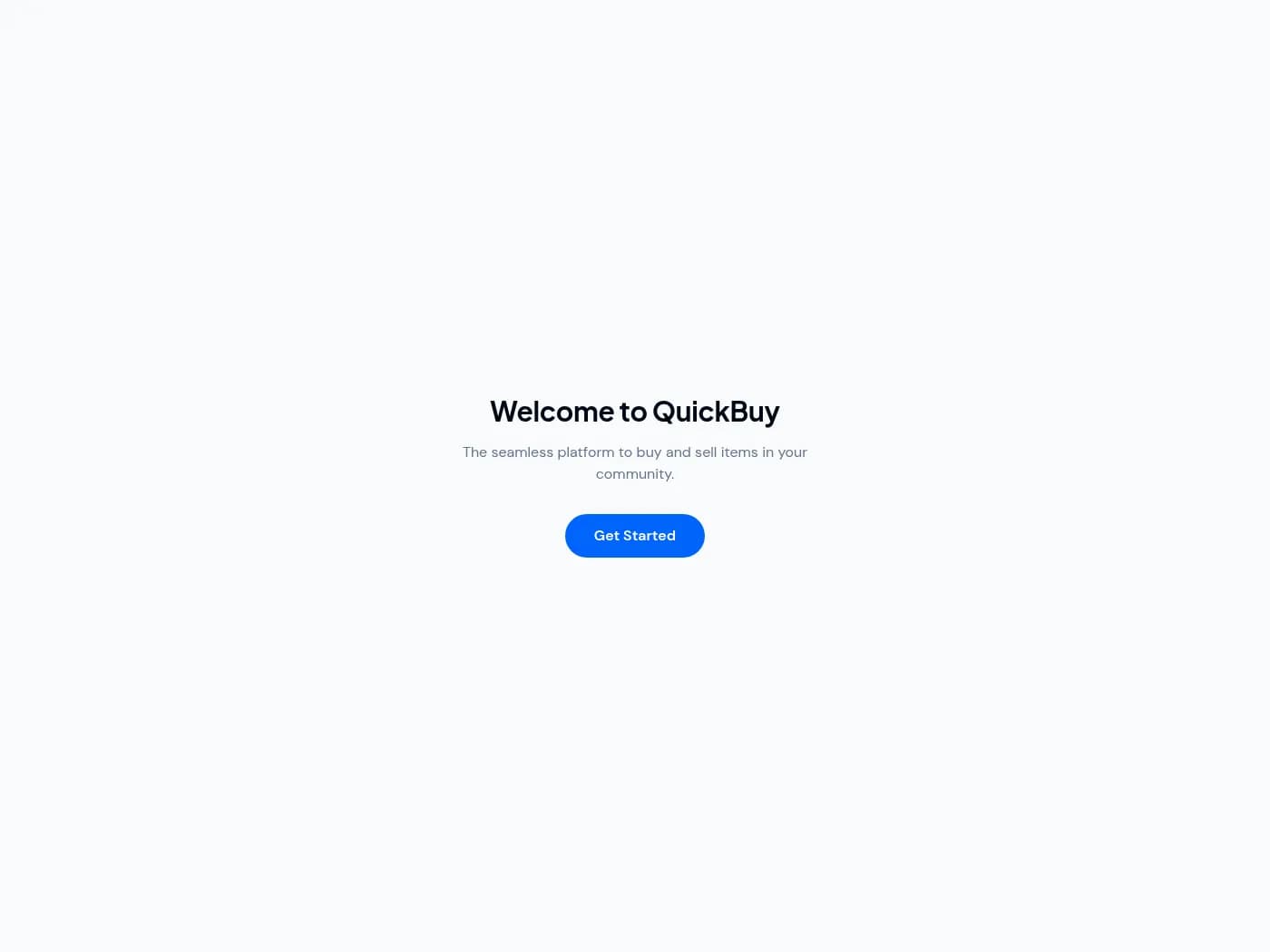 QuickBuy Sell App
