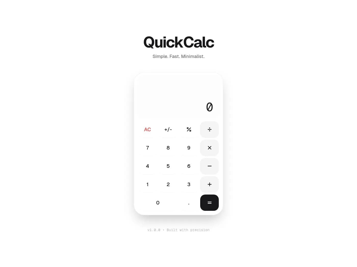 QuickCalc