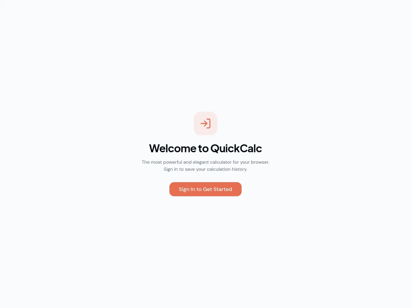QuickCalc App