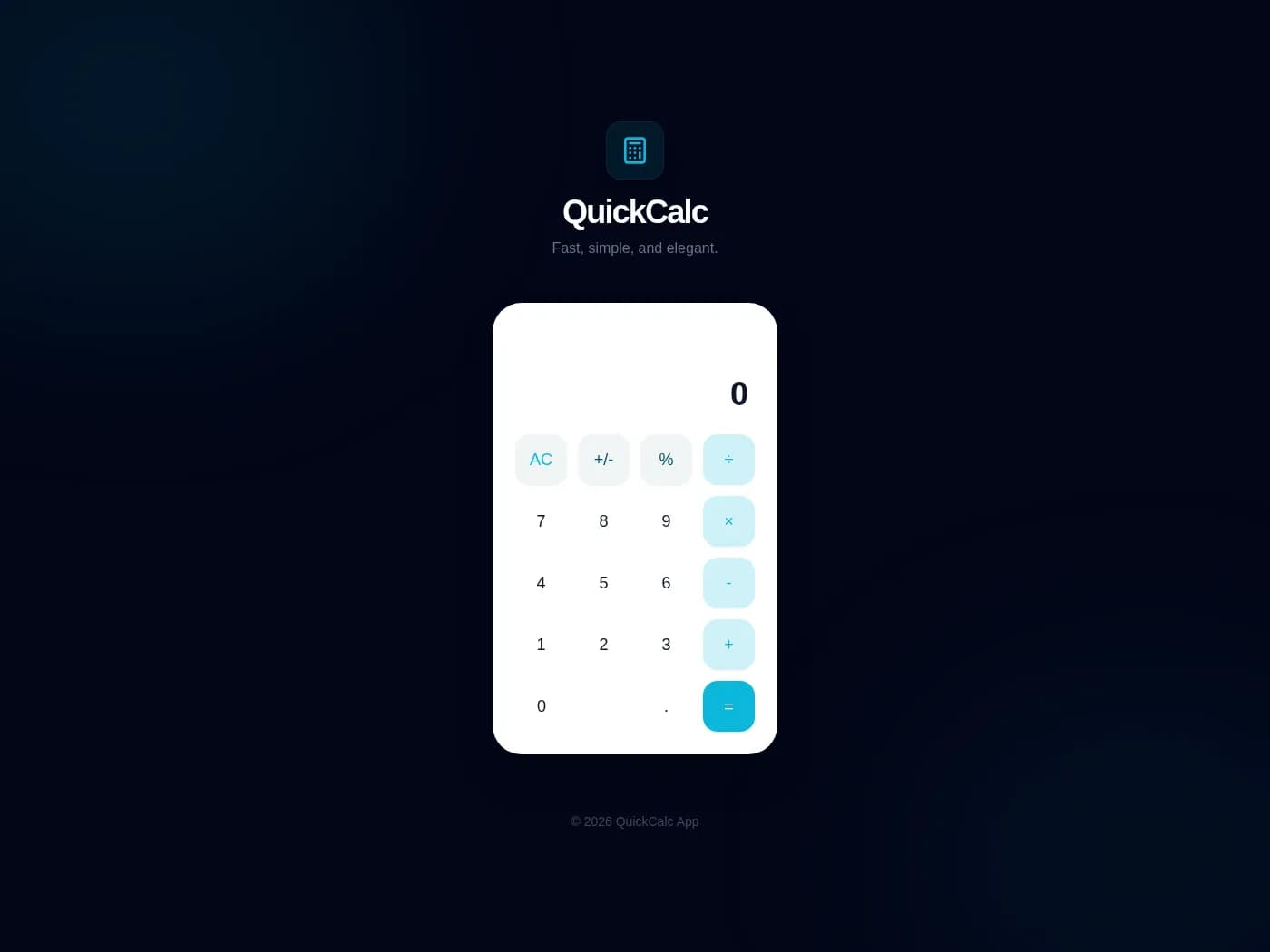 QuickCalc