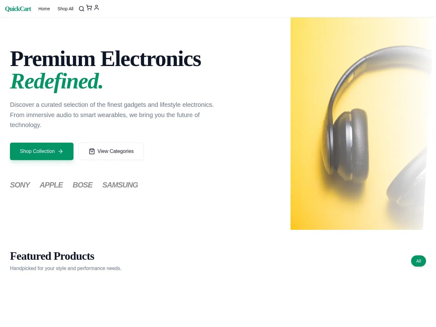 QuickCart E-Commerce