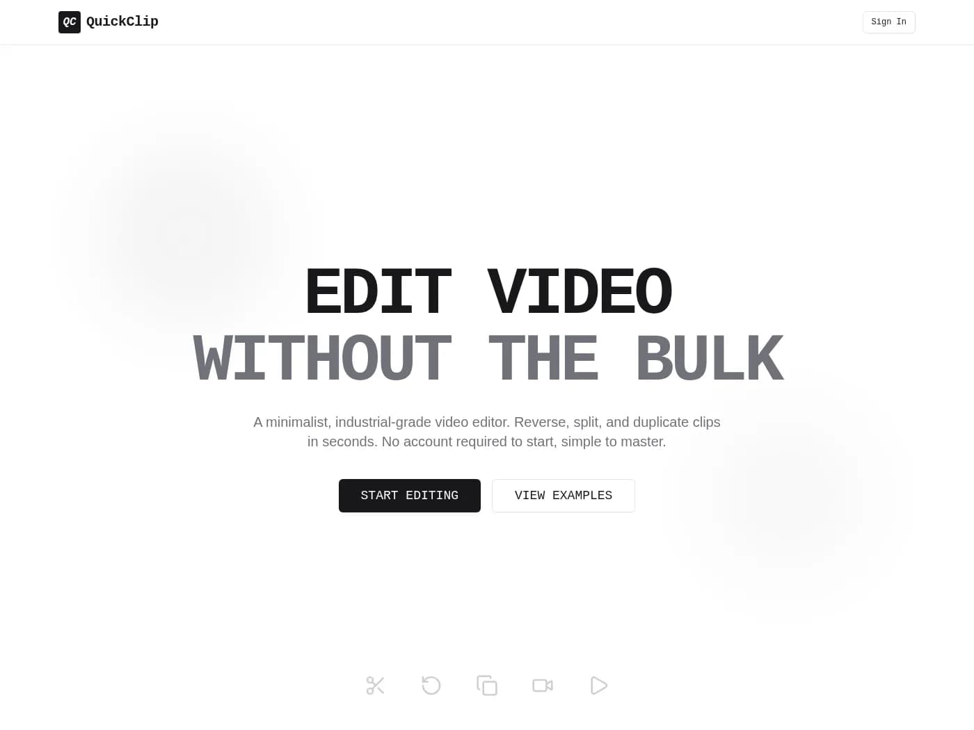 QuickClip Video Editor